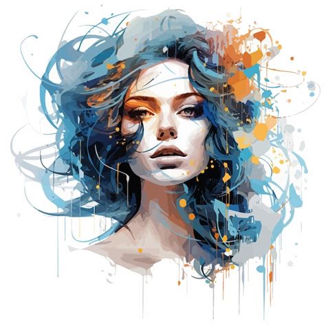 Premium Vector Illustration Of A Woman With A Complex Vector