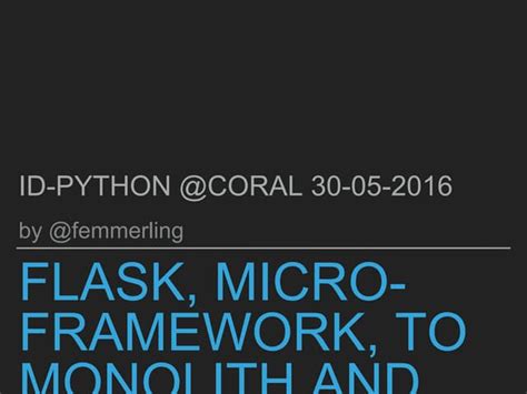 coral id python ppt