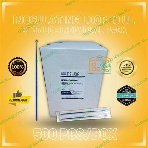 Jual Inoculating Loop 10ul Blue Color Hips Material Sterile 500 Pcs Box Kab Bogor