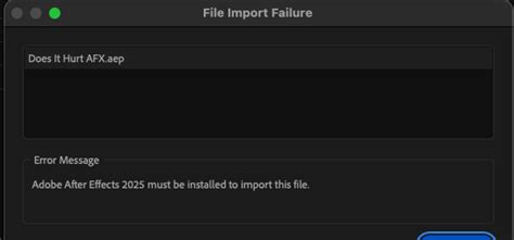 Relinking Dynamically Linked Comps Error Says Ae I Adobe Community