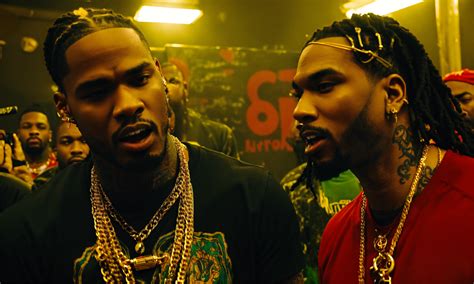 Lexica Full Body Shot Of Rapper Slim Dunkin And Waka Flocka In
