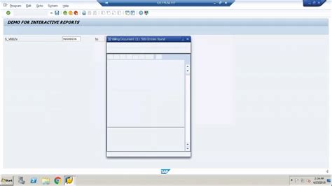 Abap Interactive Report Using Slis Youtube