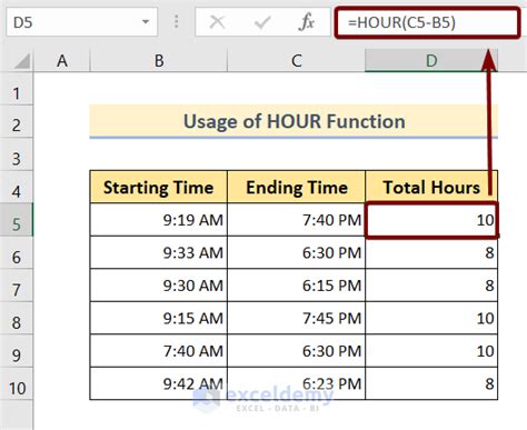 How To Calculate Hours Between Two Times In Excel Methods ExcelDemy