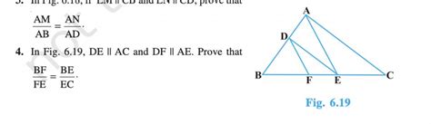 ABAM ADAN In Fig DE AC And DFAE Prove That FEBF ECBE Fi