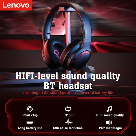 Original Lenovo TH Stereo Wireless Bluetooth Earphones Sports Headphones HIFI Sound Quality