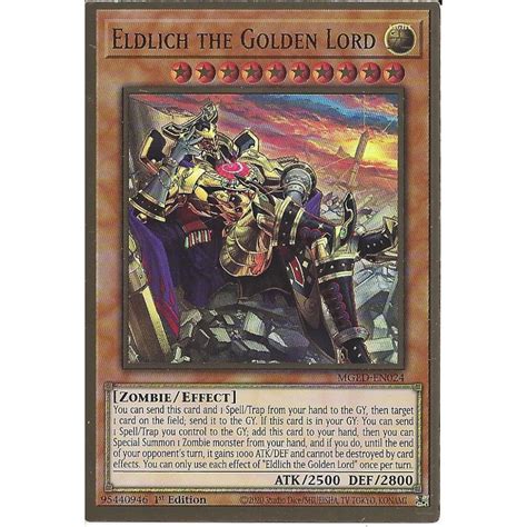 Yu Gi Oh Trading Card Game Alternate Art Mged En024 Eldlich The