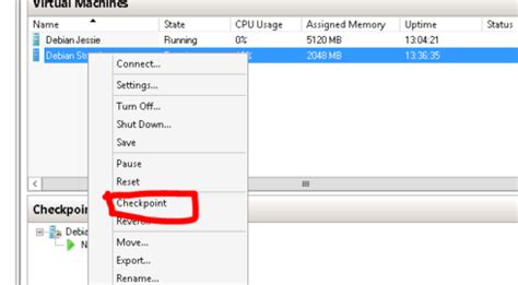 How To Create And Delete Checkpoints In Hyper V Abort Retry Fail
