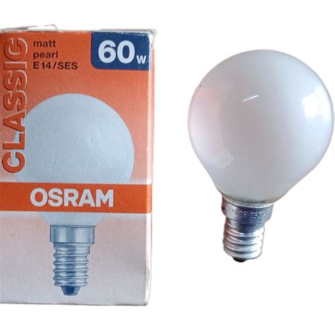 Osram E14 Ses 60w Matt Pearl Incandescent Lamp Price In Bangladesh Bdstall