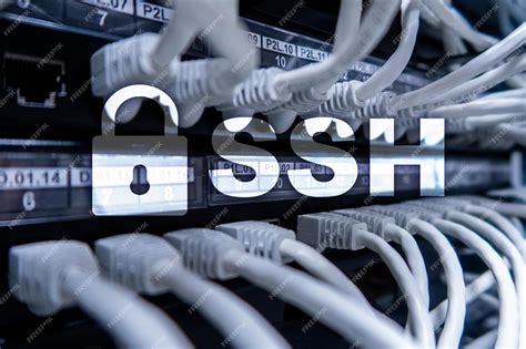 Premium Photo Ssh Secure Shell Protocol And Software Data Protection