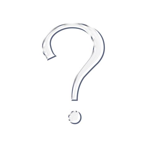 투명 유리 물음표 기호 물음표 기호 의문 Png 일러스트 및 Psd 이미지 무료 다운로드 Pngtree