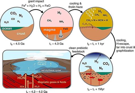 Drawing A Line Back To The Origin Of Life Graphitization Could Provide