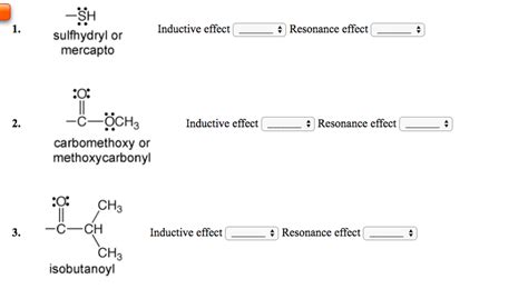 Solved Sh 1 Inductive Effect Resonance Effect Sulfhydryl Or Solved Sh 1 Inductive Effect Resonance Effect Sulfhydryl Or