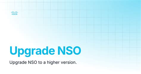 upgrade nso cisco crosswork nso documentation