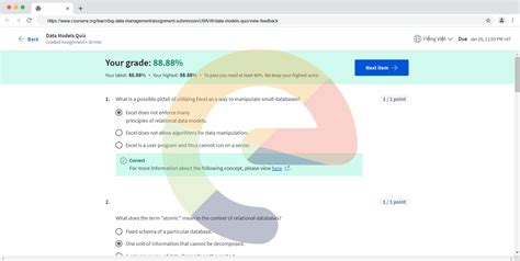 Quiz 2 Data Models Quiz