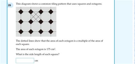 Solved 29 This Diagram Shows A Common Tiling Pattern That