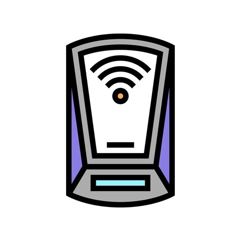 Scanning Rfid Device Color Icon Vector Illustration 10300552 Vector Art At Vecteezy