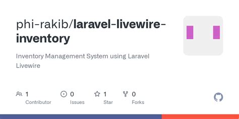 github phi rakib laravel livewire inventory inventory management system using laravel livewire