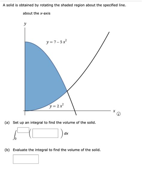 Solved A Solid Is Obtained By Rotating The Shaded Region