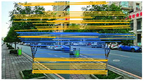 feature point matching of standing trees using the improved surf