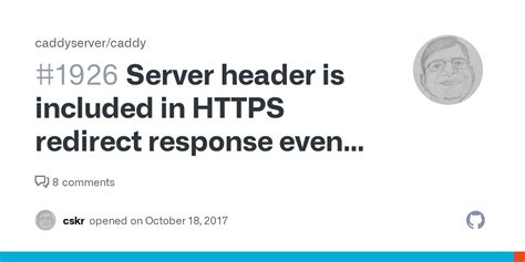 Server Header Is Included In Redirect Response Even If Disabled