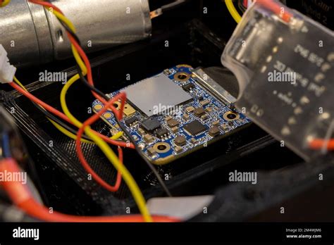 A Closeup Of A Microchip Processor Used For Electrical Engineering Prototyping In 3d Printed