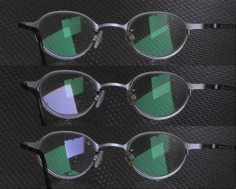 Optics Weird Reflection Pattern In Reading Glasses Physics Stack
