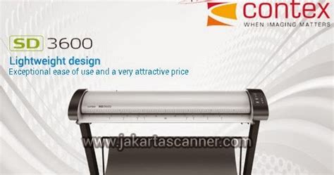 Jakarta Scanner Scanner A0 Berkualitas Harga Murah Contex Sd 3650 Jakarta