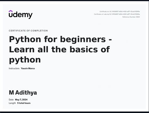 After Completing My Basic Programming Courses I Feel A Sense Of Adithya M