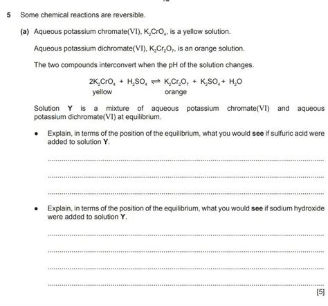 Igcse Chemistry 0620 Doubt R Igcse