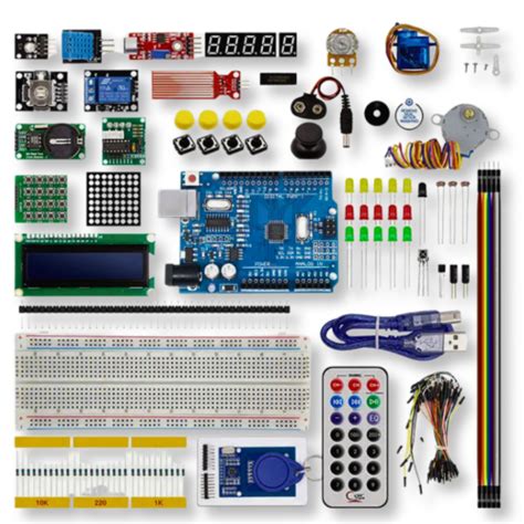 Mikrobot XXL Kit For Learning To Program UNO R To Arduino KIT For Beginners