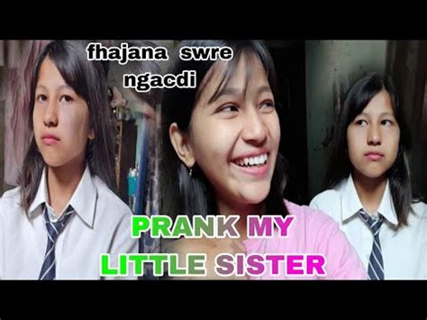 PRANK MY LITTLE SISTER 😄 MAYM YM THINA SWREHE PRANK DA😄 - YouTube