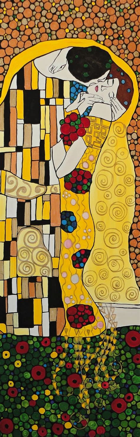 The Kiss Inspired By My Favorite Artist Gustav Klimt I Created It