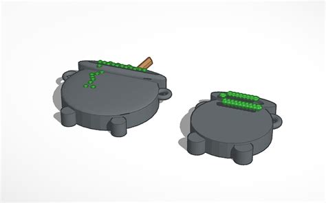 3d Design Toil And Trouble Swirl Halloweenswirls Tinkercad