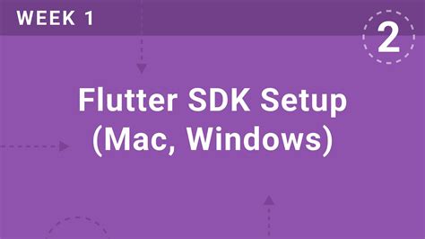Week 1 Flutter Sdk Setup Mac And Windows Flutter And Firebase