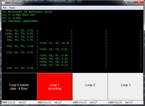 GitHub Barmassimo MIDI Notebook A Prototypal MIDI Monitor Looper And Recorder Written In Python