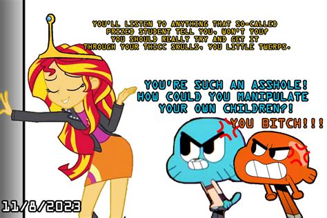 Gumball And Darwin Hates Sunsets Face Heel Turn By Evilasio2 On Deviantart