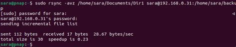 how to use rsync to back up data