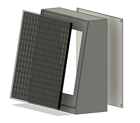 16x16 Rgb Neopixel Matrix Stand By Dmtinkdev Download Free Stl Model