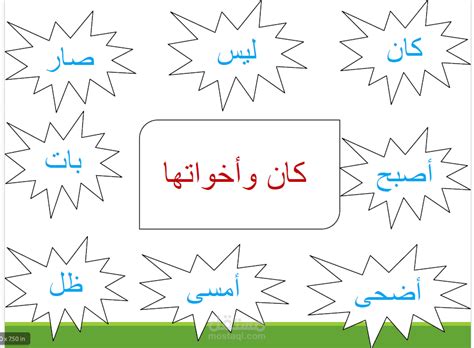 كان وأخواتها مستقل