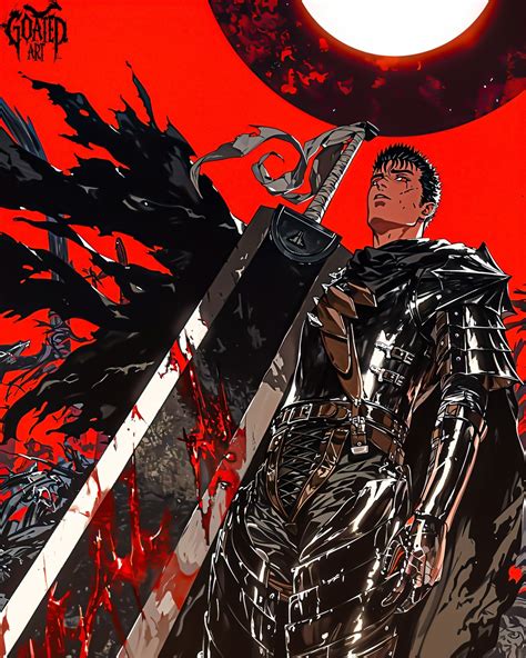 Guts A K A The Black Swordsman 🖤 ️𝑳𝒊𝒌𝒆 𝑺𝒉𝒂𝒓𝒆 And 𝑺𝒂𝒗𝒆 🔥 ️𝑭𝒐𝒍𝒍𝒐𝒘 Goated