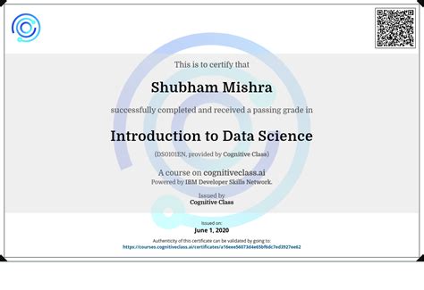 Cognitive Class Ds0101en Certificate Cognitive Class