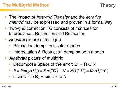 PPT The Multigrid Method PowerPoint Presentation Free Download ID