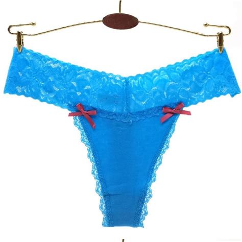Jual Celana Dalam Wanita Sexy Thong Premium 95 Katun Model Renda