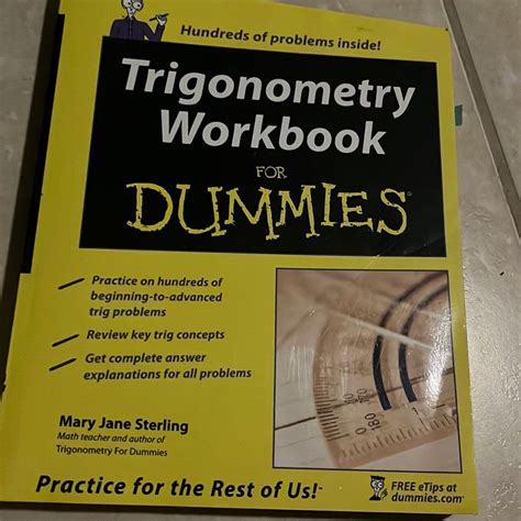 Trigonometry Workbook For Dummies By Mary Jane Sterling Paperback Pangobooks