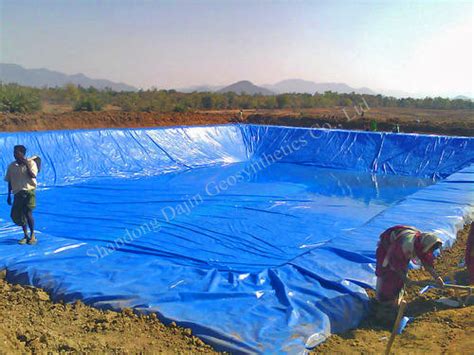 Factory Hdpe Lldpe Geomembrane Pool Liner Blue Film Price Blue Film