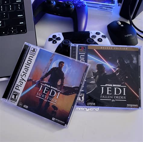 A While Back I Made A Custom Ps1 Style Case For Fallen Order So Jedi Survivor Had To Get The