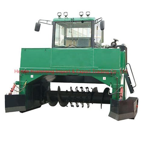Mushroom Compost Machine Compost Windrow Turner Low Investment Turner And Wheel Turner