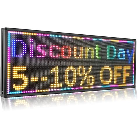 Led Multi Colour Scrolling Board Application Outdoor At Best Price In Delhi Signage Print House
