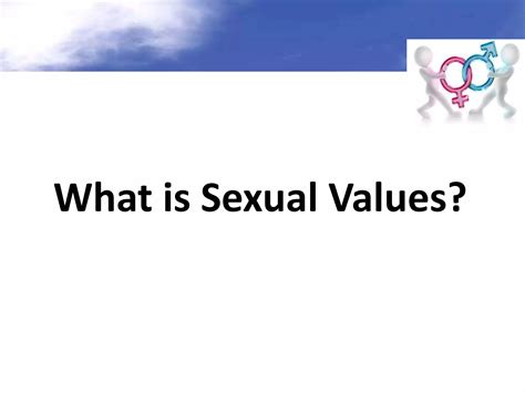 Gender Differences In Developing Sexual Values And Attitudes PPTX