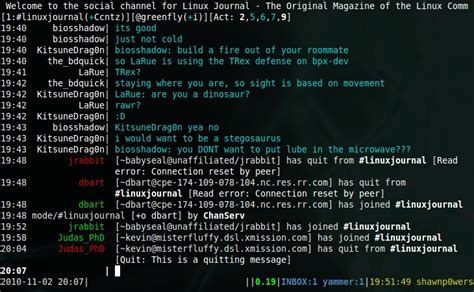 Hack And Status Messages In Screen Linux Journal